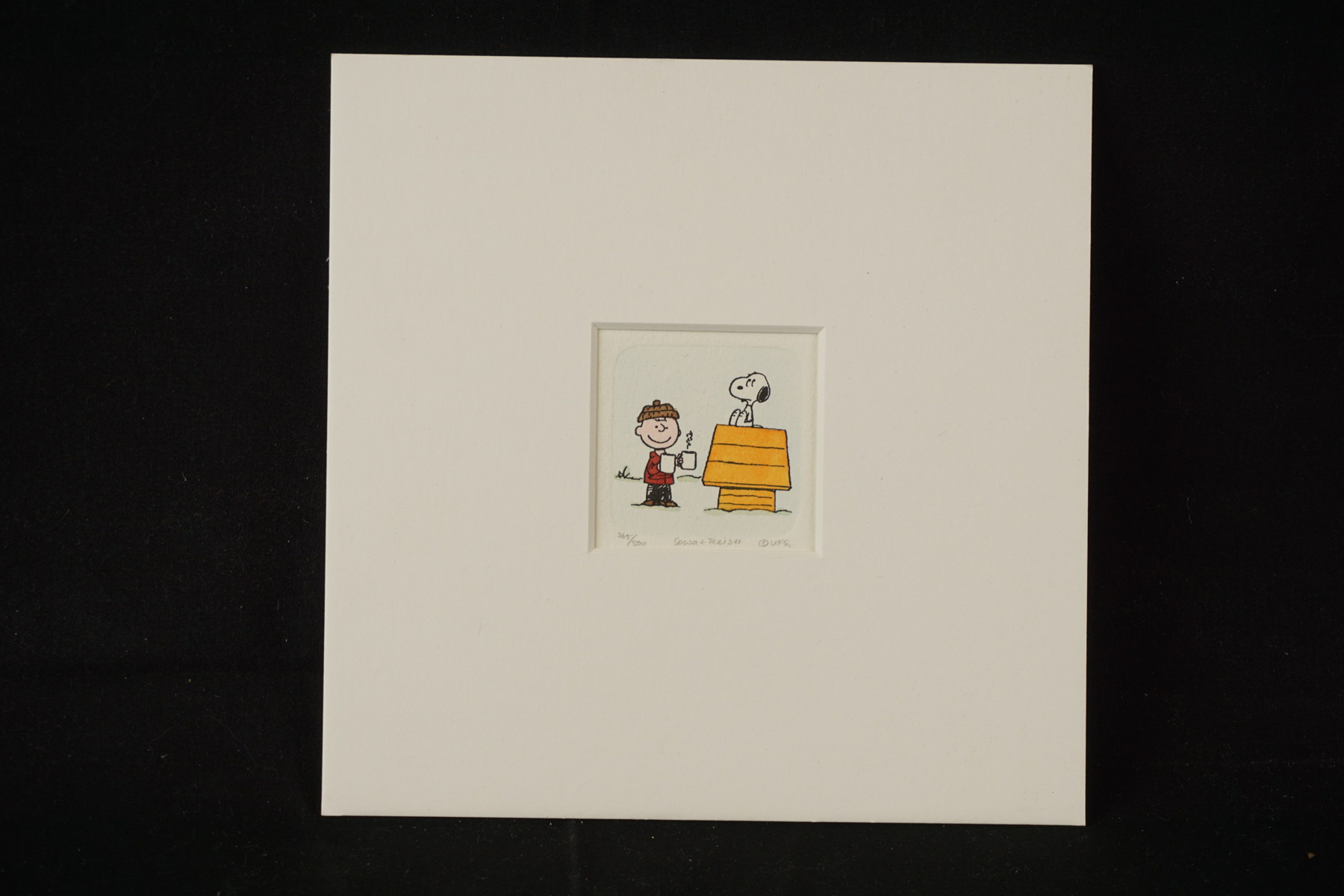 Sowa & Reiser Charlie Brown , Snoopy Litografi. A194 | Barnebys