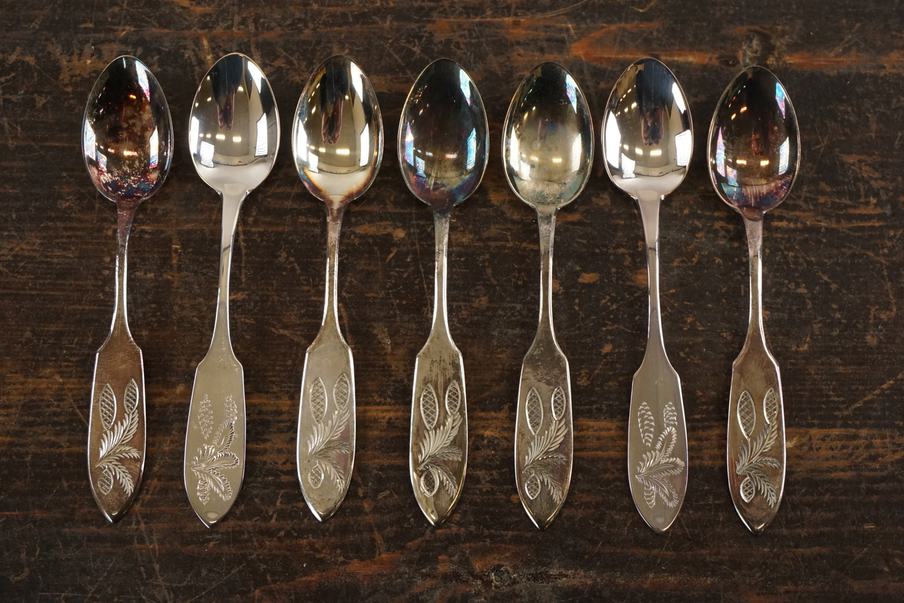 7st Teskedar i silver 103gram. A31 | Barnebys