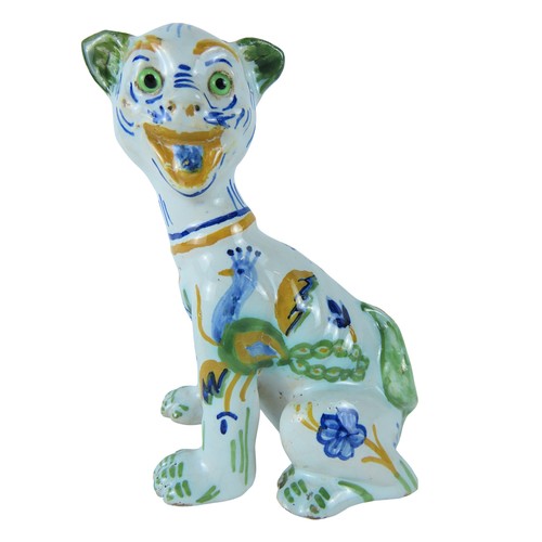 A FRENCH FAIENCE MODEL OF A CAT BY MOSANIC EARLY 20TH CENTUR... | Barnebys