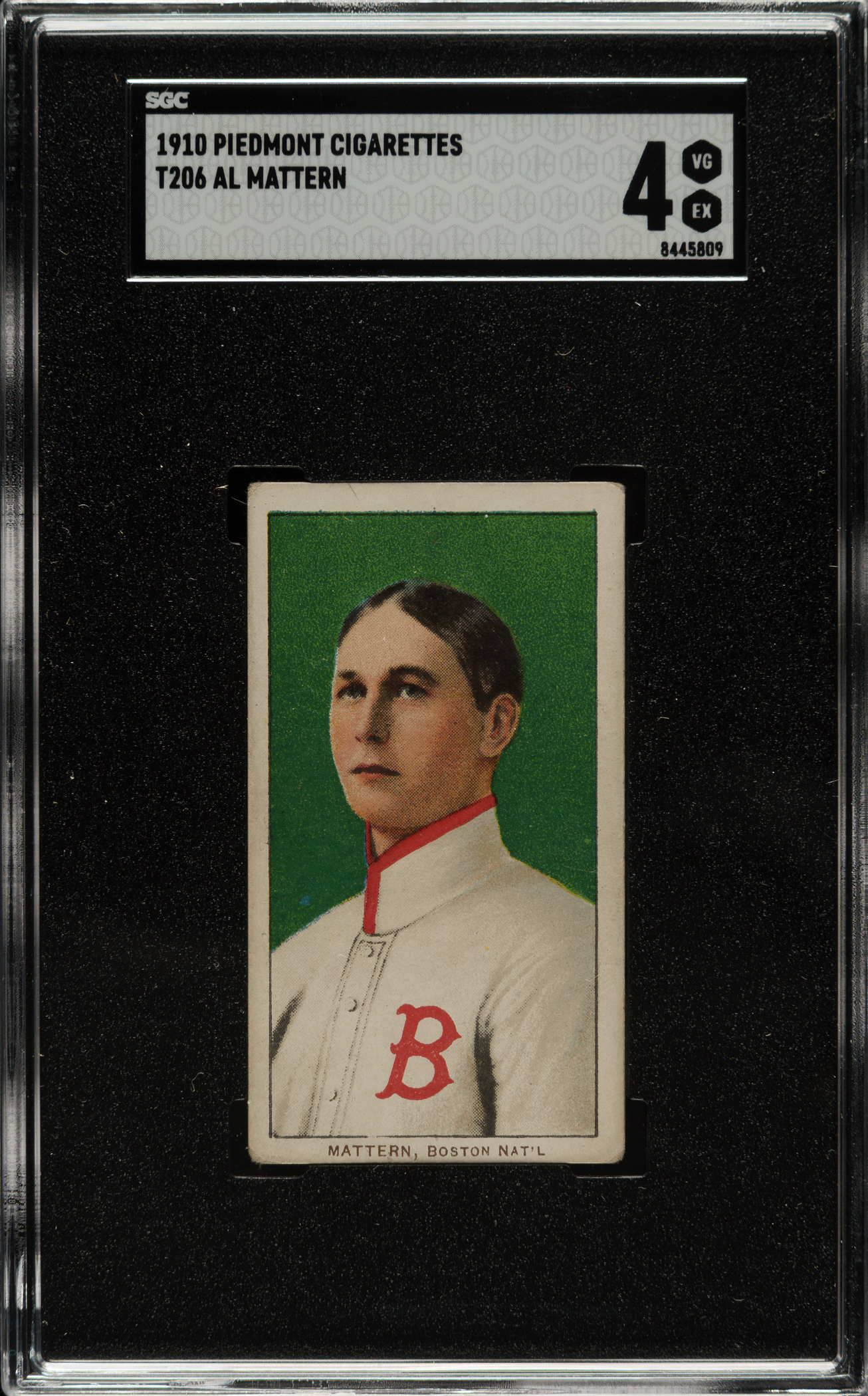 1909-1911 T206 White Border Al Mattern SGC VG/EX 4 | Barnebys