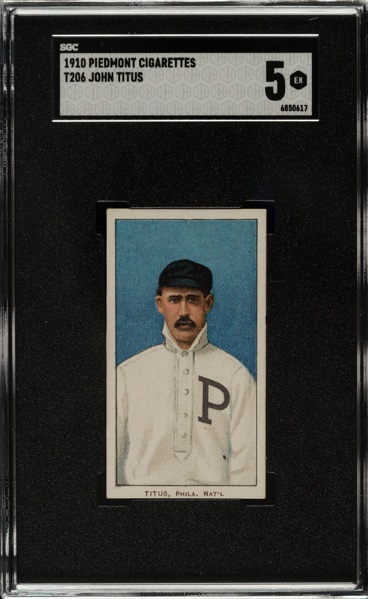 1909-1911 T206 White Border John Titus SGC EX 5 | Barnebys