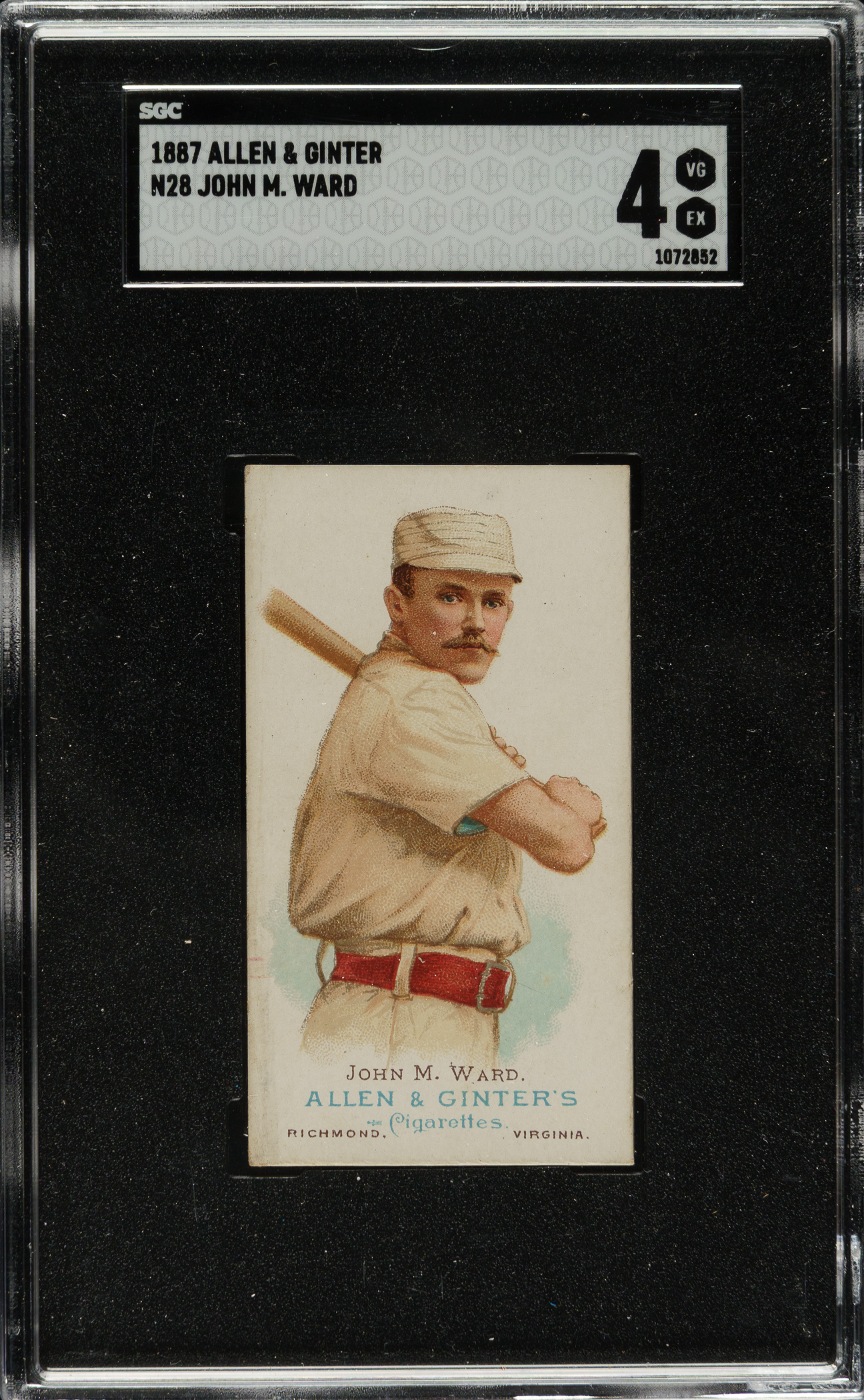 1888 N28 Allen & Ginter John Ward SGC VG/EX 4 | Barnebys