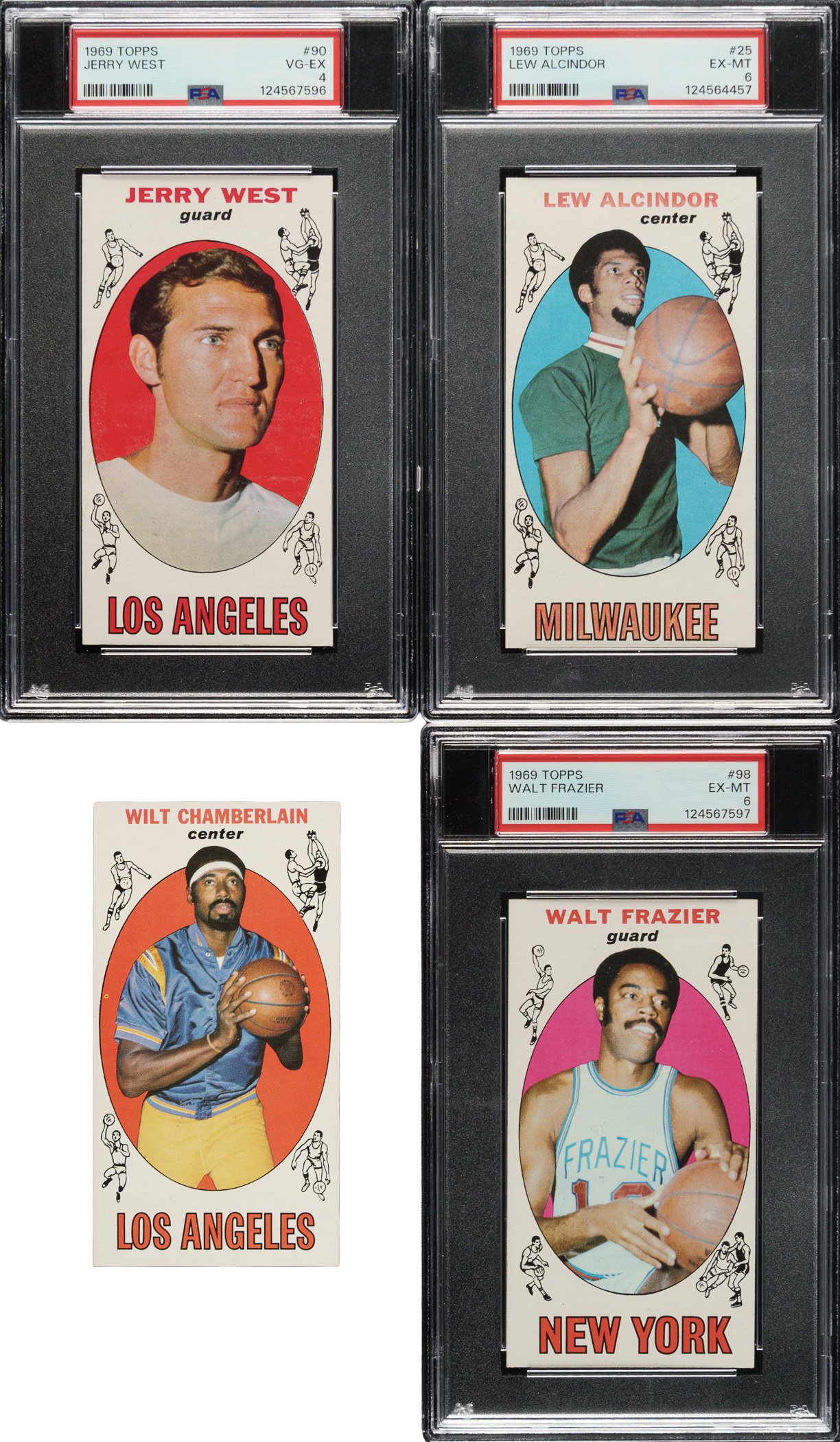 1969-1970 Topps Basketball Complete Set (99) Including #25 Lew Alcindor ...
