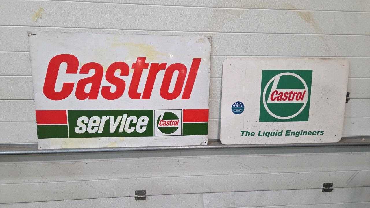 2 X CASTROL SIGNS | Barnebys