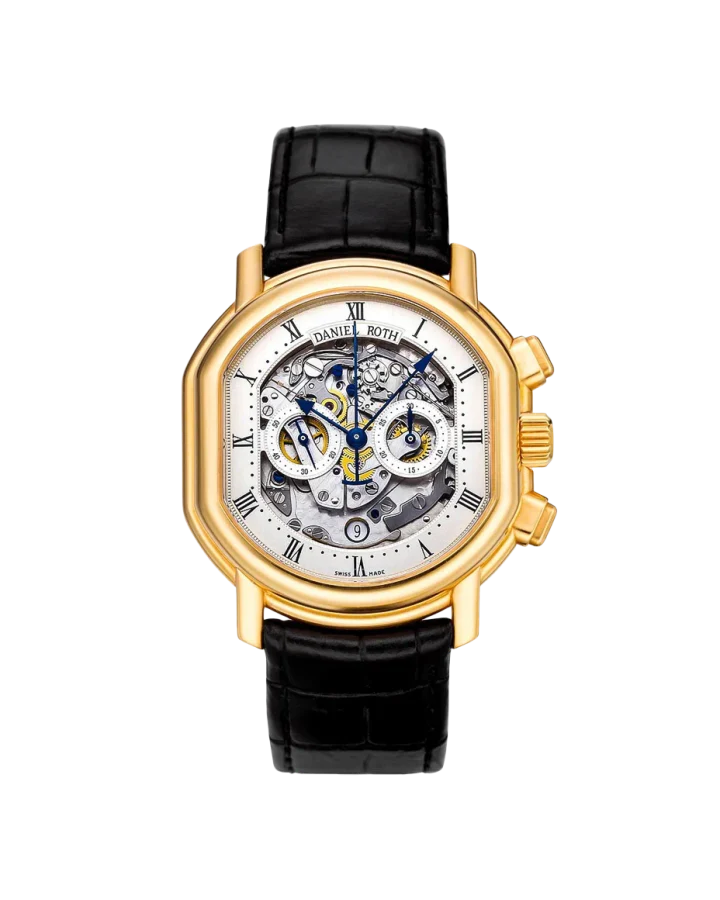Daniel Roth Academie Masters Chronograph 18K Yellow Gold Men's Watch ...