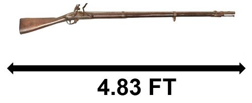 Antique Personalized American 1822 Model Flintlock Musket Dated 1829 ...