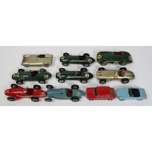 16 Built and nicely painted Racing car model kits by MERIT, ... | Barnebys
