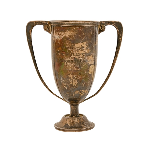 A George V silver prize cup, 14cm h, by Charles Edwards, Lon... | Barnebys