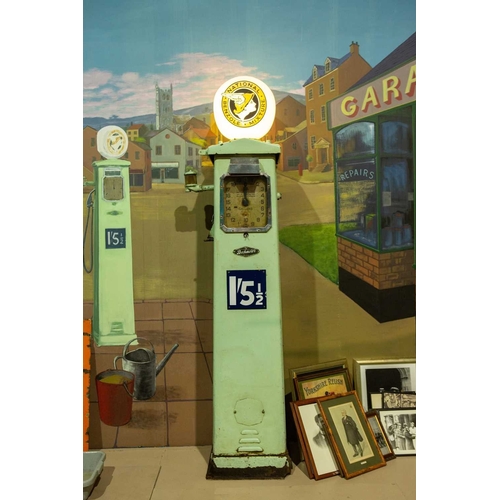 ± Flambards Garage Petrol pump and globe "Beckmeter "model C... | Barnebys