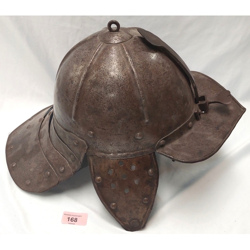 17th century style zischagge/lobster tailed pot helmet, this... | Barnebys