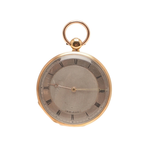 A GOLD OPEN FACED POCKET WATCH BY LE ROY & FILS. the signed ... | Barnebys