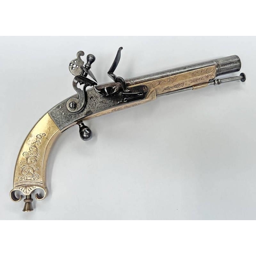 RARE SCOTTISH FLINTLOCK PISTOL WITH LOCK SIGNED GEORGE JAMIE... | Barnebys