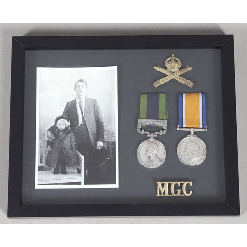 AN INDIA GENERAL SERVICE MEDAL RENAMED TO THE MACHINE GUN CO... | Barnebys