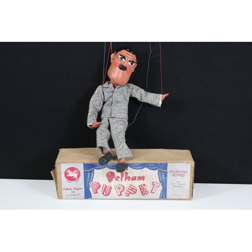 Boxed Pelham Puppets SL Harris Tweed puppet in brown box, st... | Barnebys