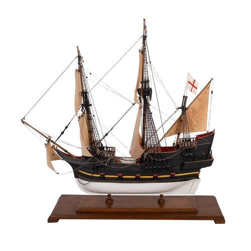 A scale model of a 10 gun merchant ship, shown fully rigged ... | Barnebys