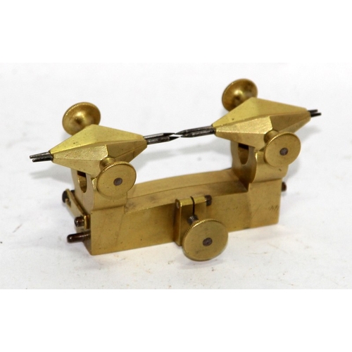 Vintage watchmakers brass depthing tool. From a watch repair... | Barnebys