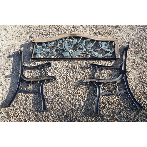 Berkeley Forge, a teak and cast-iron garden bench, the bench... | Barnebys