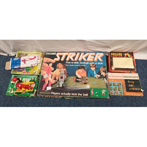 VARIOUS ITEMS INCLUDING STRIKER TABLE FOOTBALL GAME, MATTLE ... | Barnebys