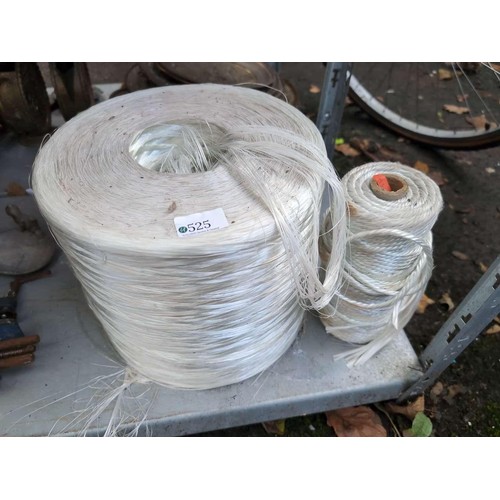 Large roll of Nylon string + Smaller reel of nylon rope | Barnebys