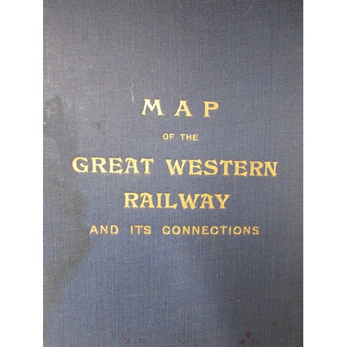 Five maps of the Great Western Railway - Map of the GWR Draw... | Barnebys