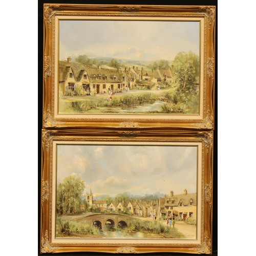 Donald Jennings (20th century) a pair, Castle Combe and Arli... | Barnebys