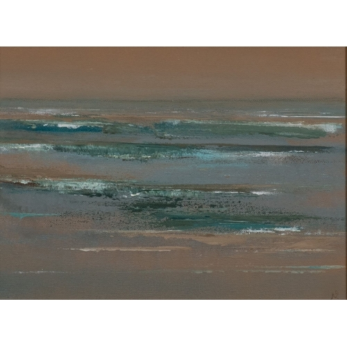 Val Smith (20th / 21st century) - A composition in greens an... | Barnebys