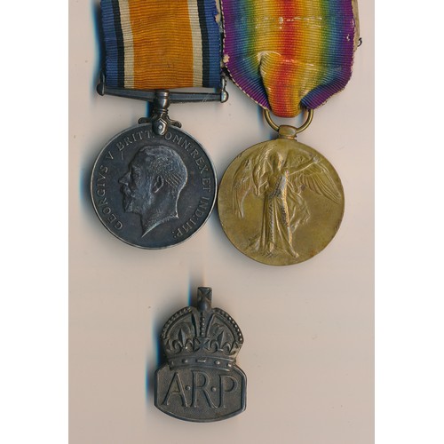 WW1 British War Medal & Victory Medal re-named in neat capit... | Barnebys