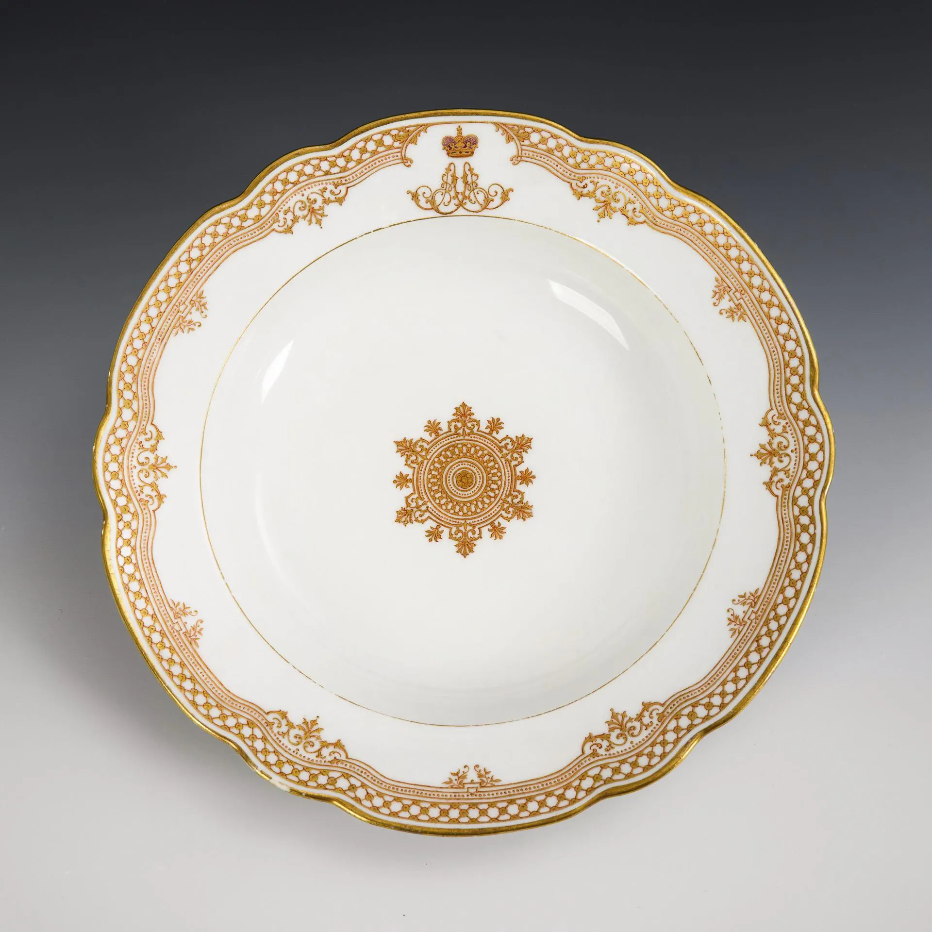 Russian plate from a service of Tsar Alexander III.. St. Petersburg ...