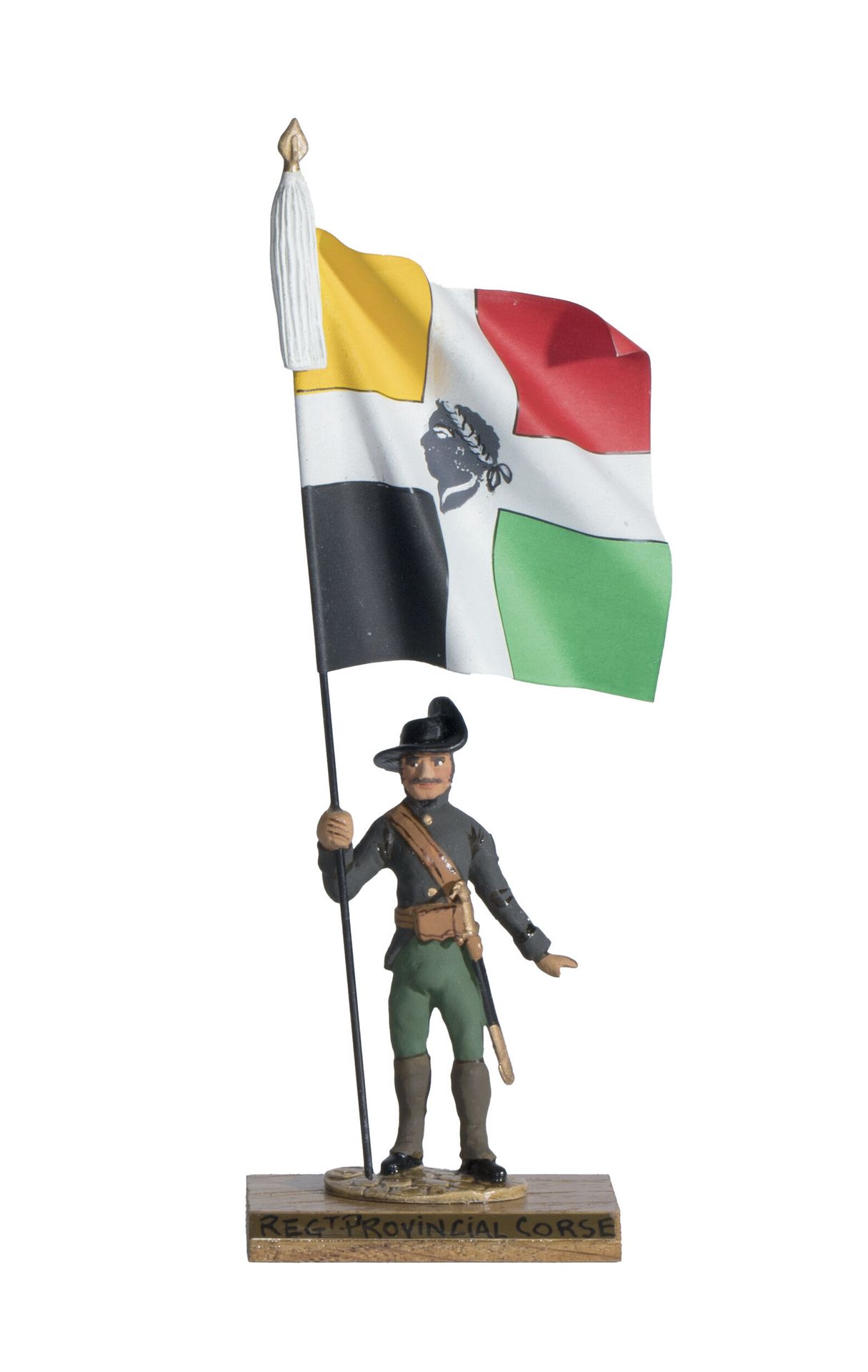 Guy Renaud. XVIIIème siècle. Porte drapeau du Régiment Provi - Lot 601 ...