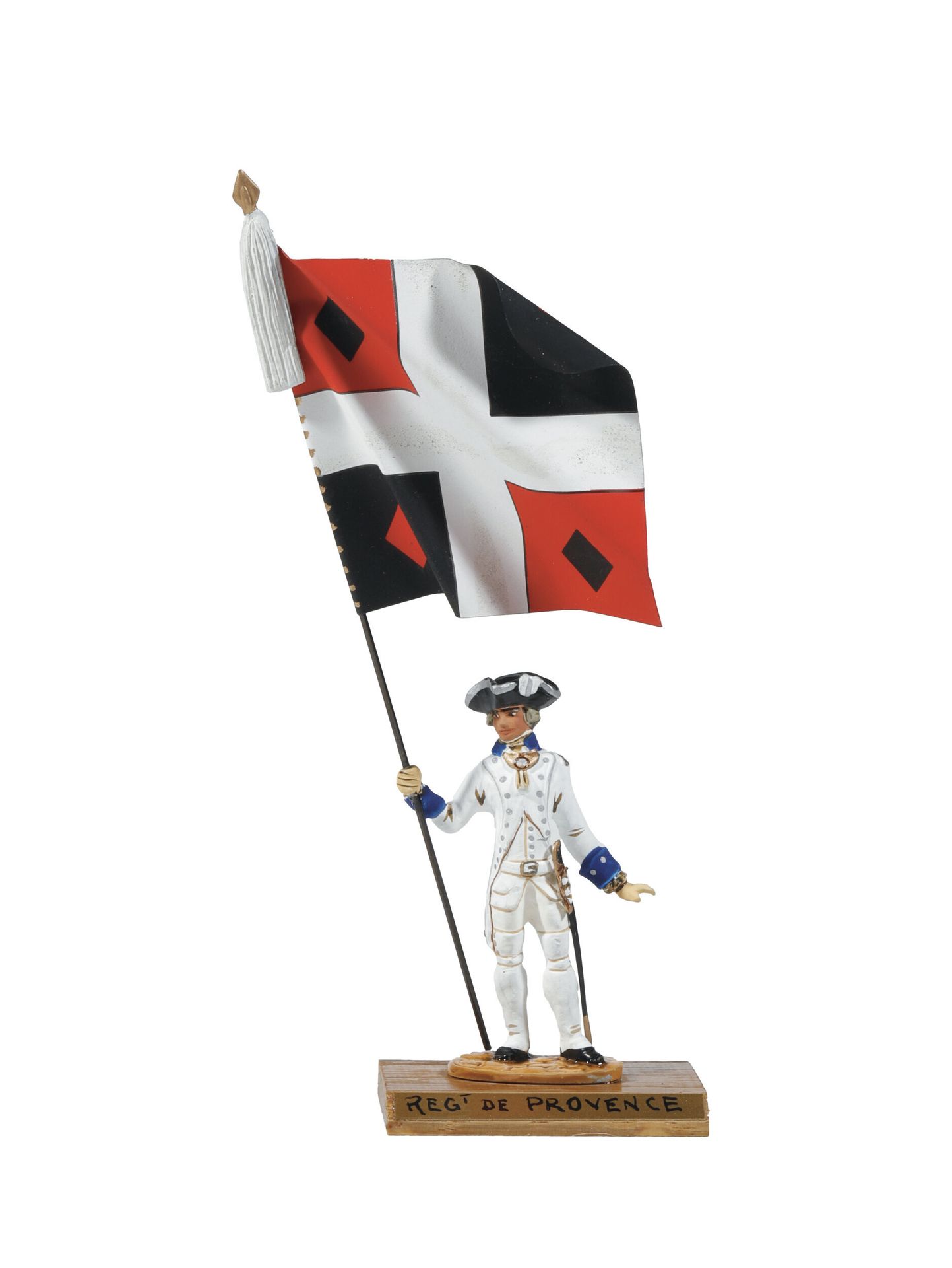Guy Renaud. Porte drapeau du Régiment de Provence. (1 fig.). - Lot 593 ...