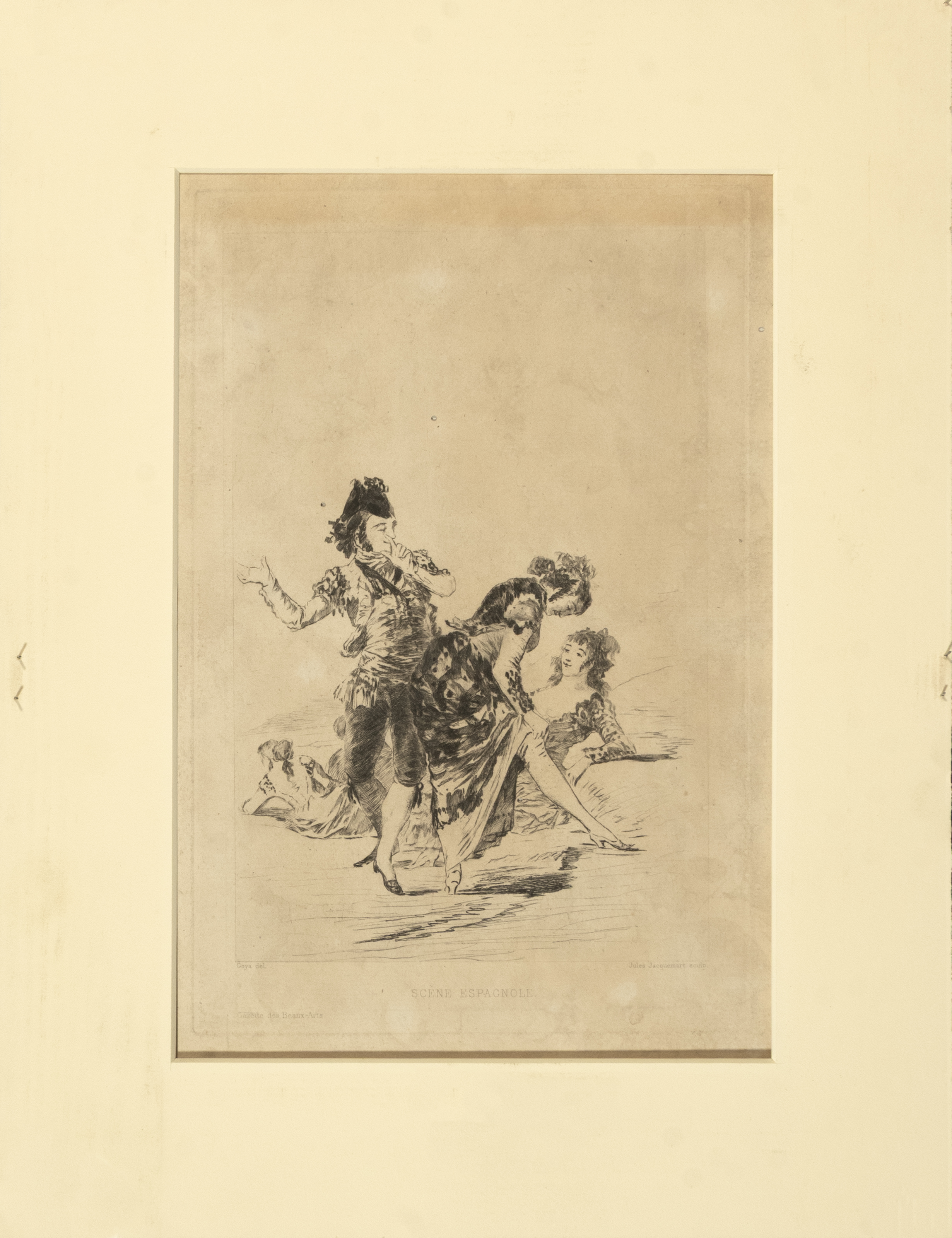 Goyaesque engraving, France, 19th century | Barnebys