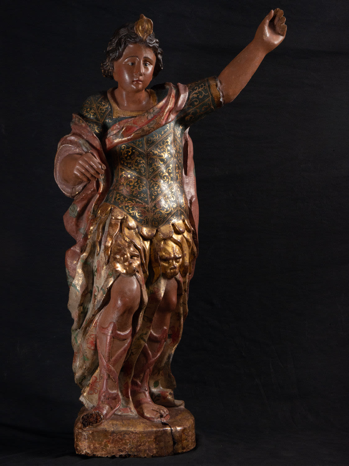 Large Archangel Saint Raphael from the 16th century, Spanish or Italian ...