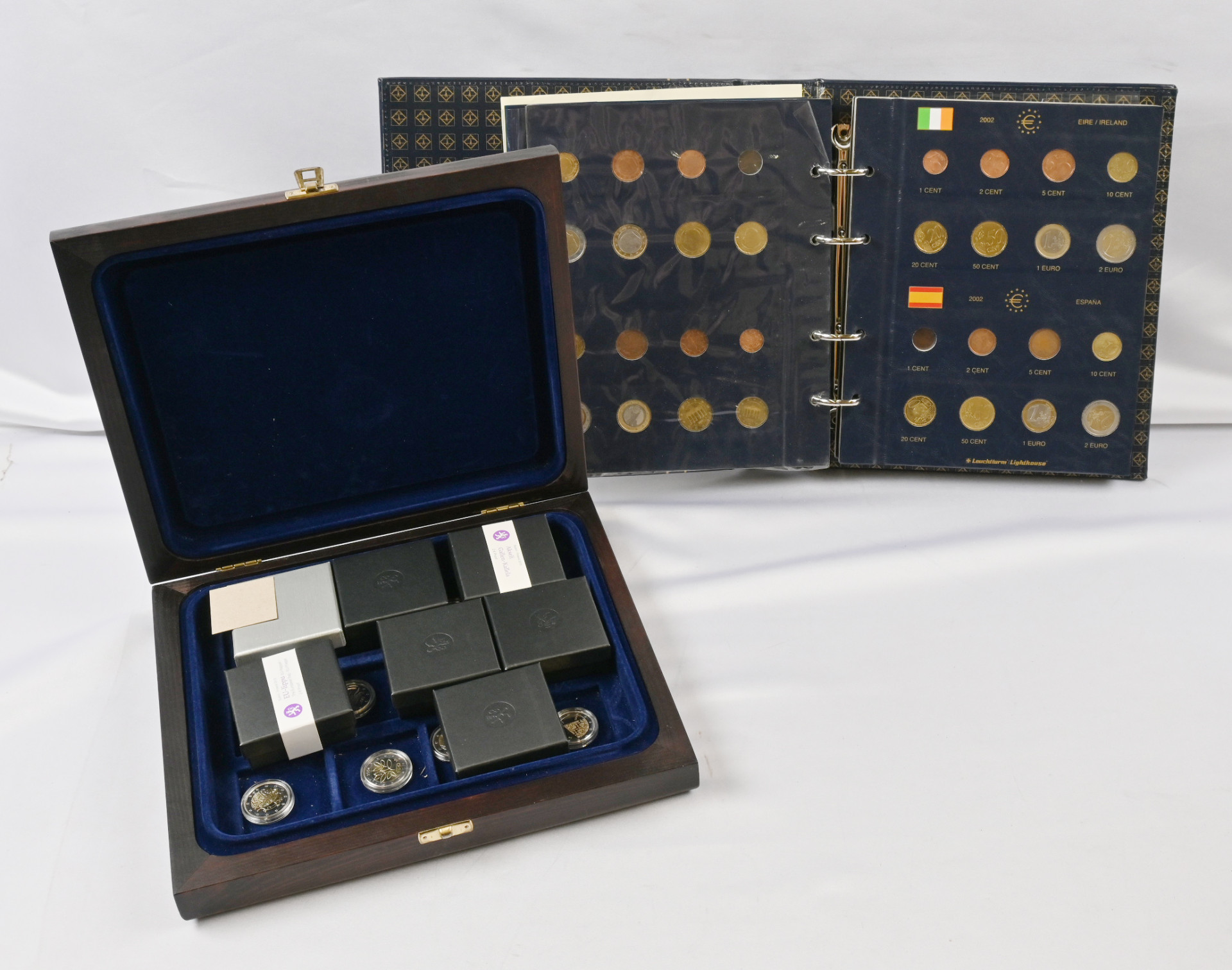 Euro collection in album includins nine complete sets and some ...