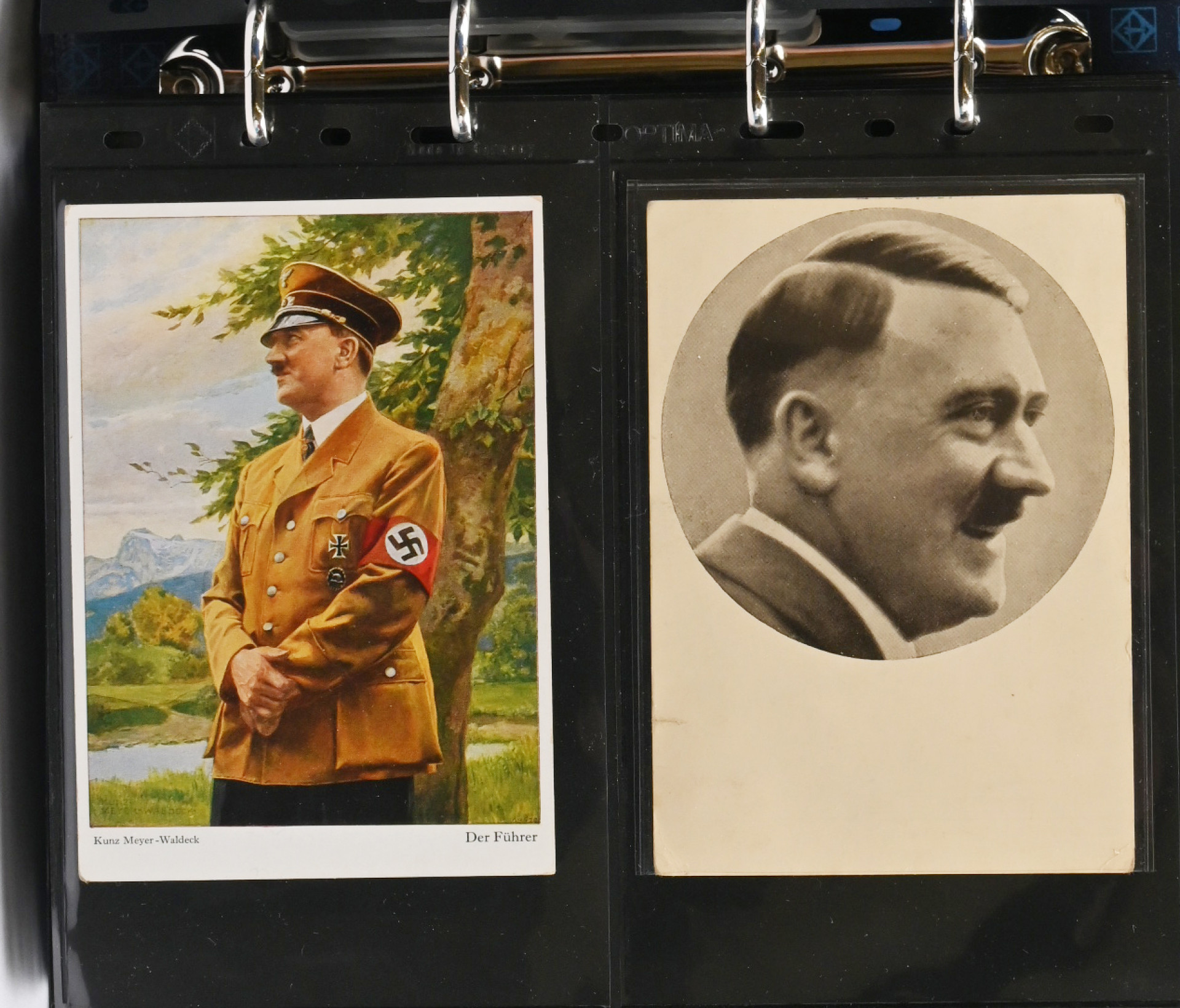 Adolf Hitler, fine collection of over 50 different postcards in an ...