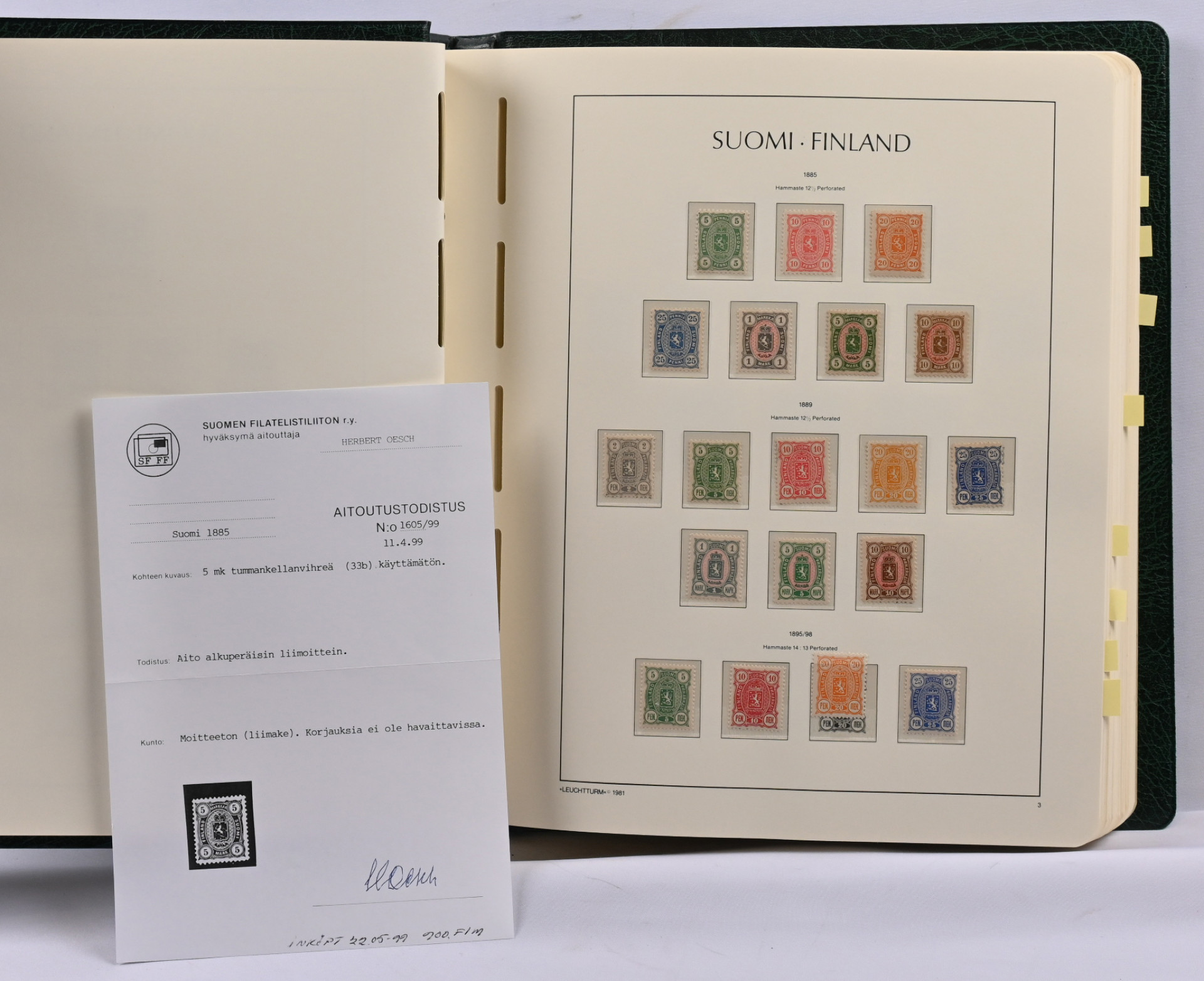 1860 - 1989 fine collection in album with mounts including eg. eight ...
