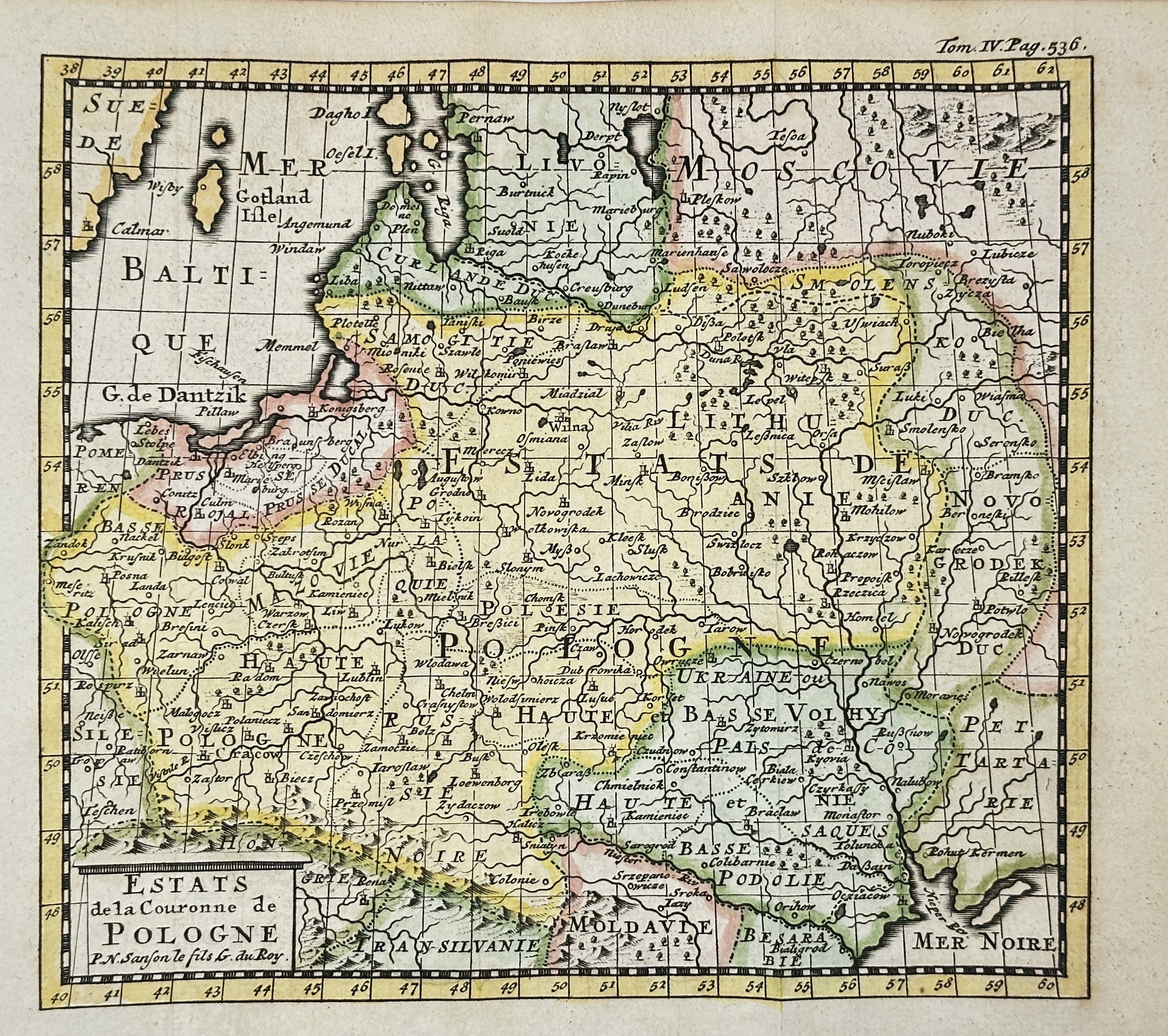 Nicolas Sanson le Fils (17th century) – Map of the Estates of the ...