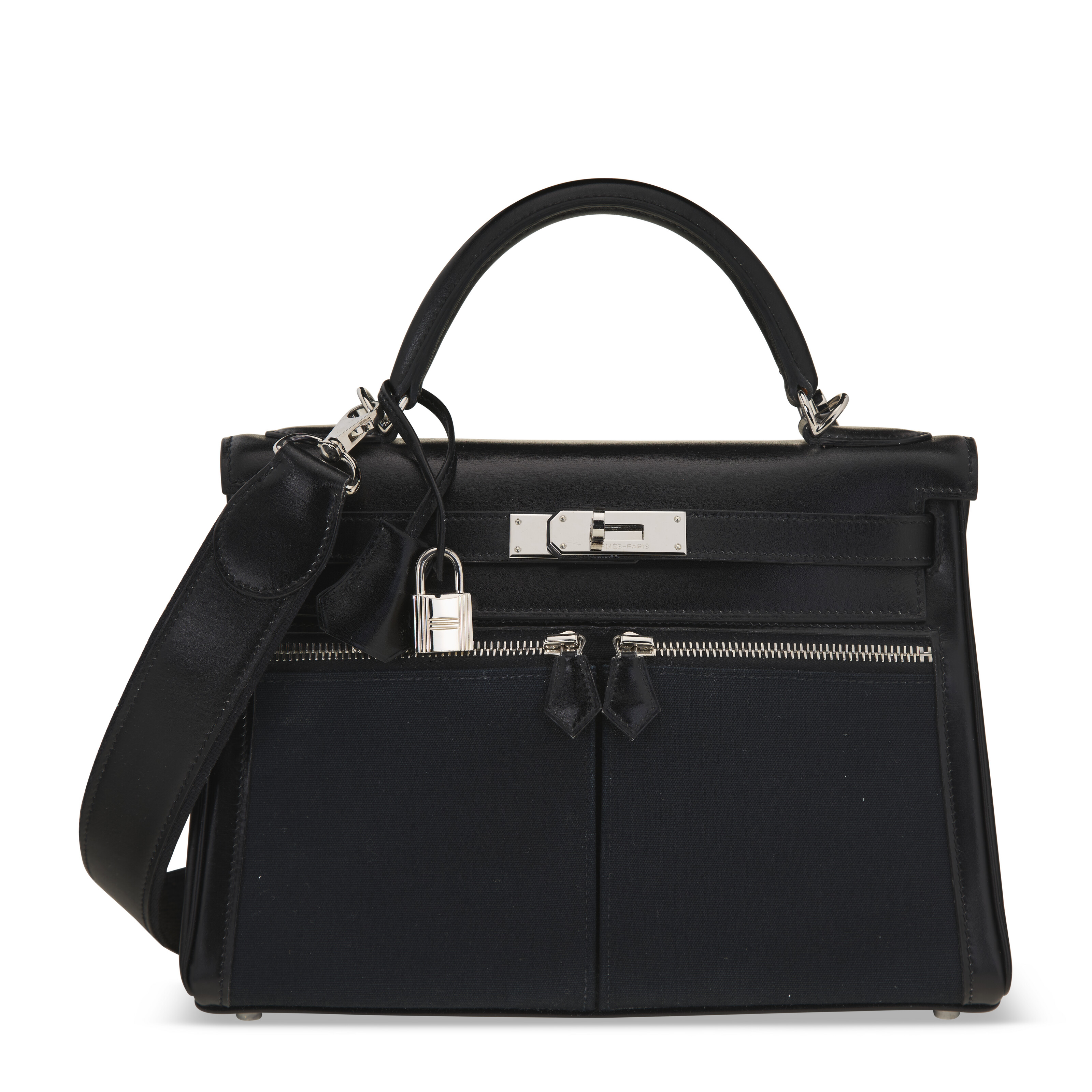 A GRIS MEYER OSTRICH MINI KELLY II 20 WITH PERMABRASS HARDWARE | Barnebys