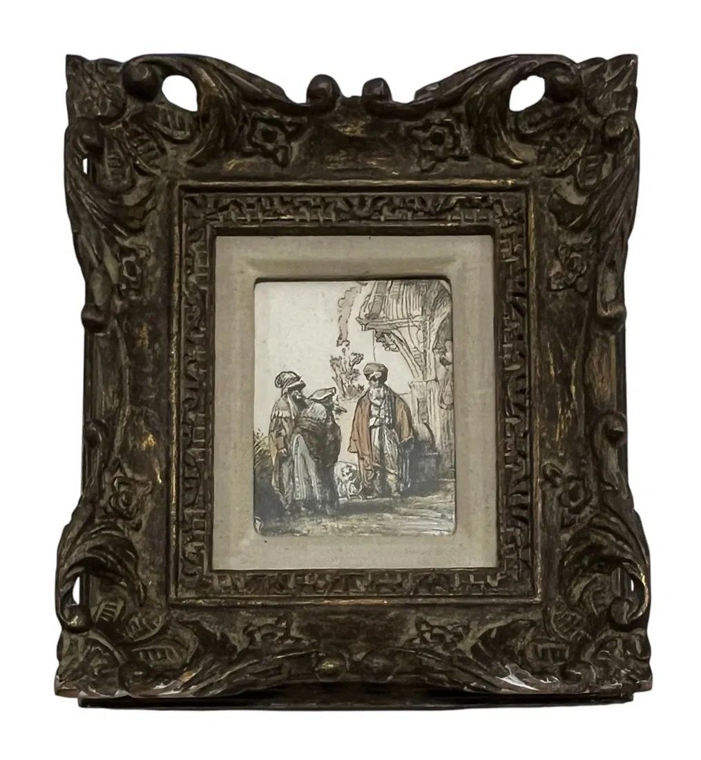 Andrew Kolb & Son Ltd after Rembrandt van Rijn, Jacob and Laban, Etching | Barnebys