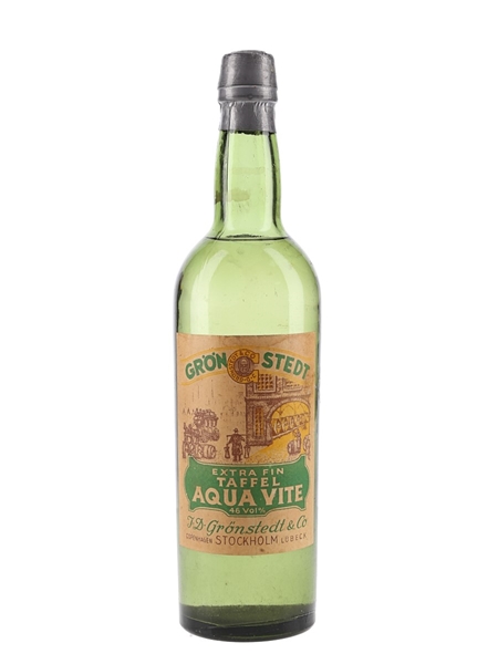 Gronstedt Extra Fin Taffel Aquavite Bottled 1940s 75cl / 46% | Barnebys