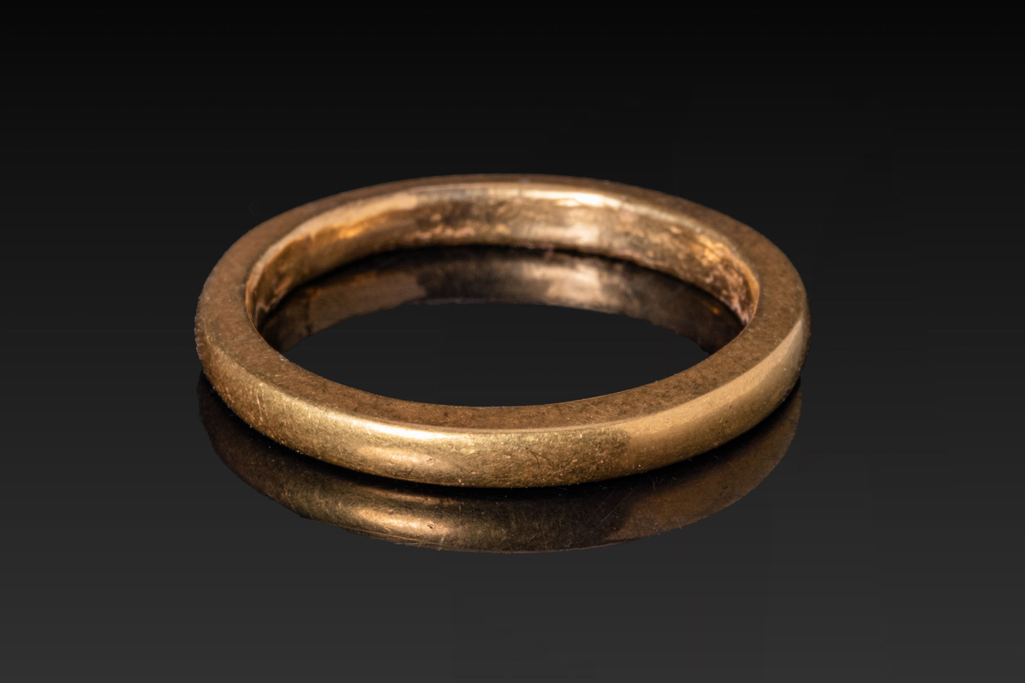 ANCIENT GREEK SOLID GOLD HAIR RING | Barnebys