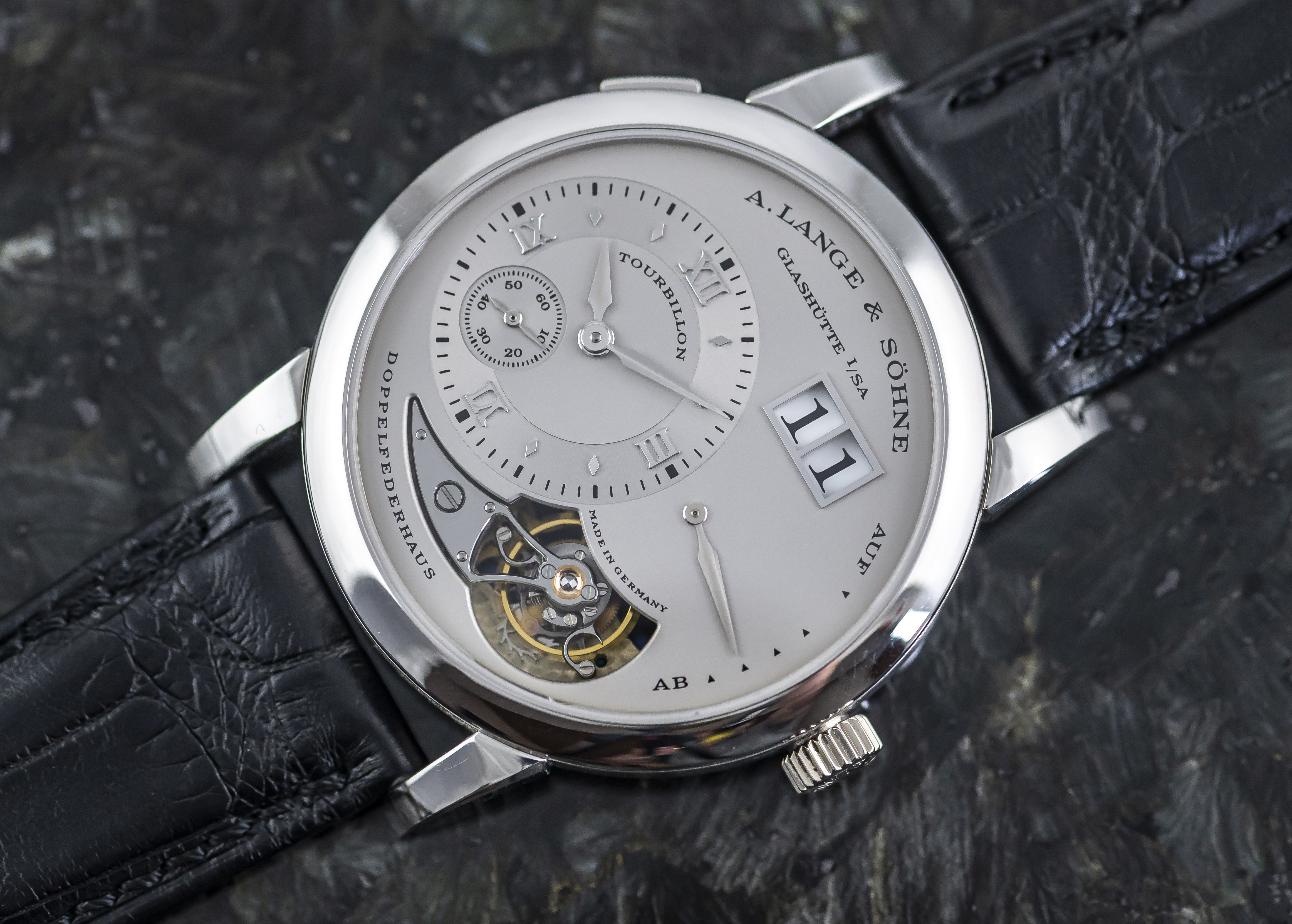 A. Lange und Soehne 704.025 limited Lange 1 Tourbillon Platin 150 ...