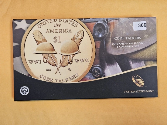 2016 CODE TALKERS American Dollar Coin & Currency Set | Barnebys