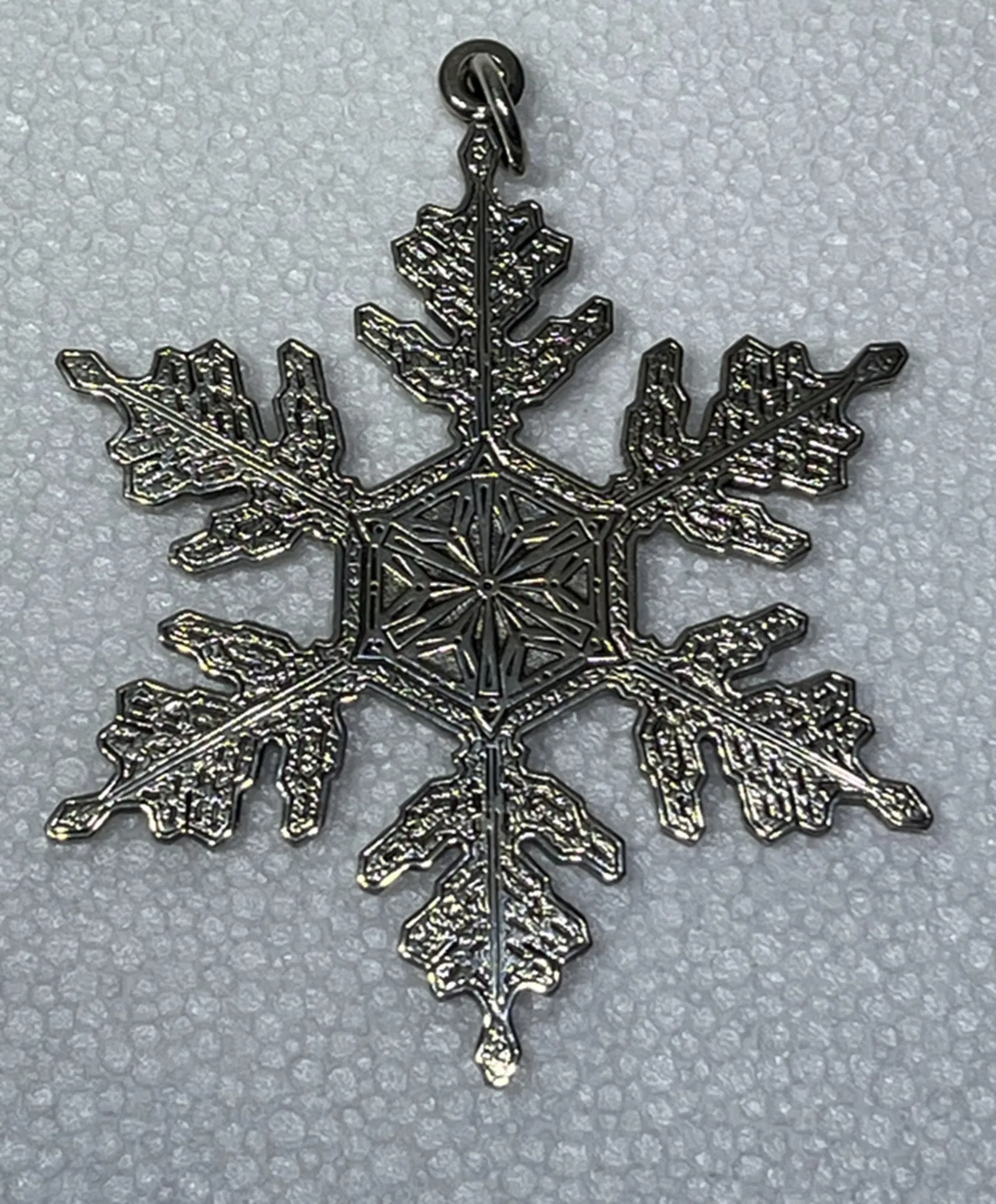 BUCCELLATI STERLING SILVER SNOWFLAKE DECORATION Made in Italy | Barnebys