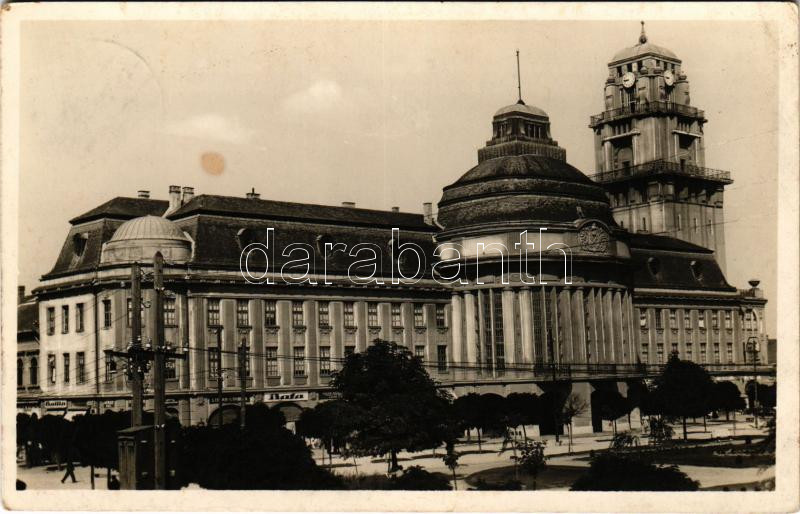 1942 Zenta, Senta; Városháza, üzletek / town hall, shops (fl) | Barnebys