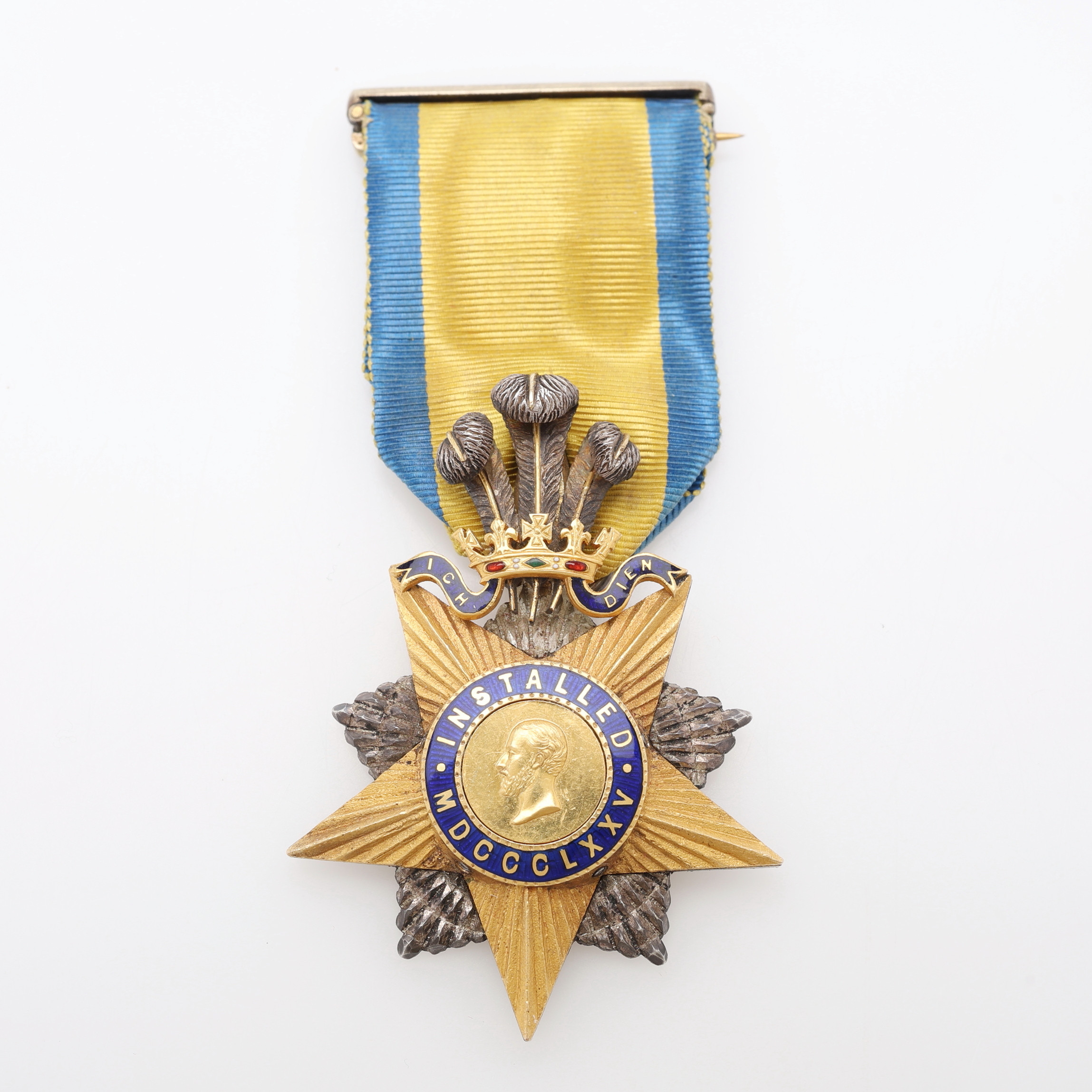 MEDAL FOR THE INSTALLATION OF THE PRINCE OF WALES AS GRAND MASTER ...