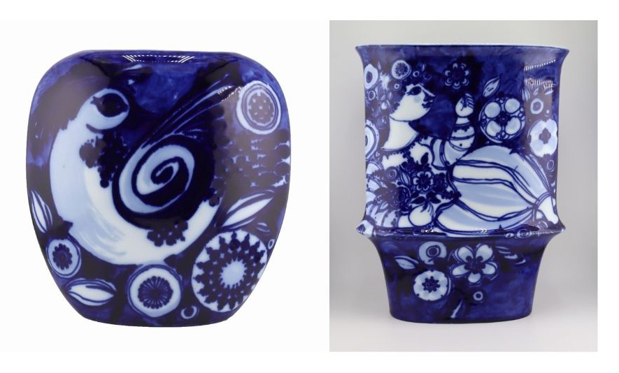 (2) Bjorn Winblad Studio Line Rosenthal Vases. | Barnebys