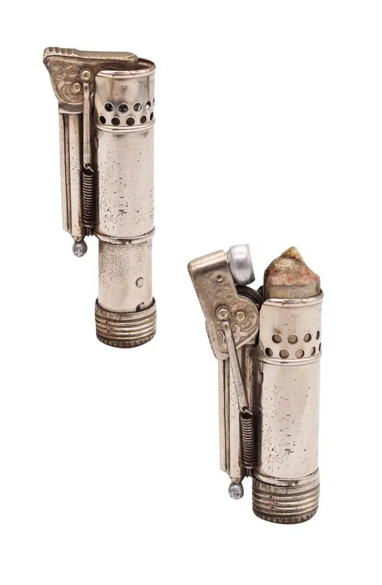 DUBSKY 1937 Austria "Puff" Petrol Semi Automatic Lighter In Chromed ...