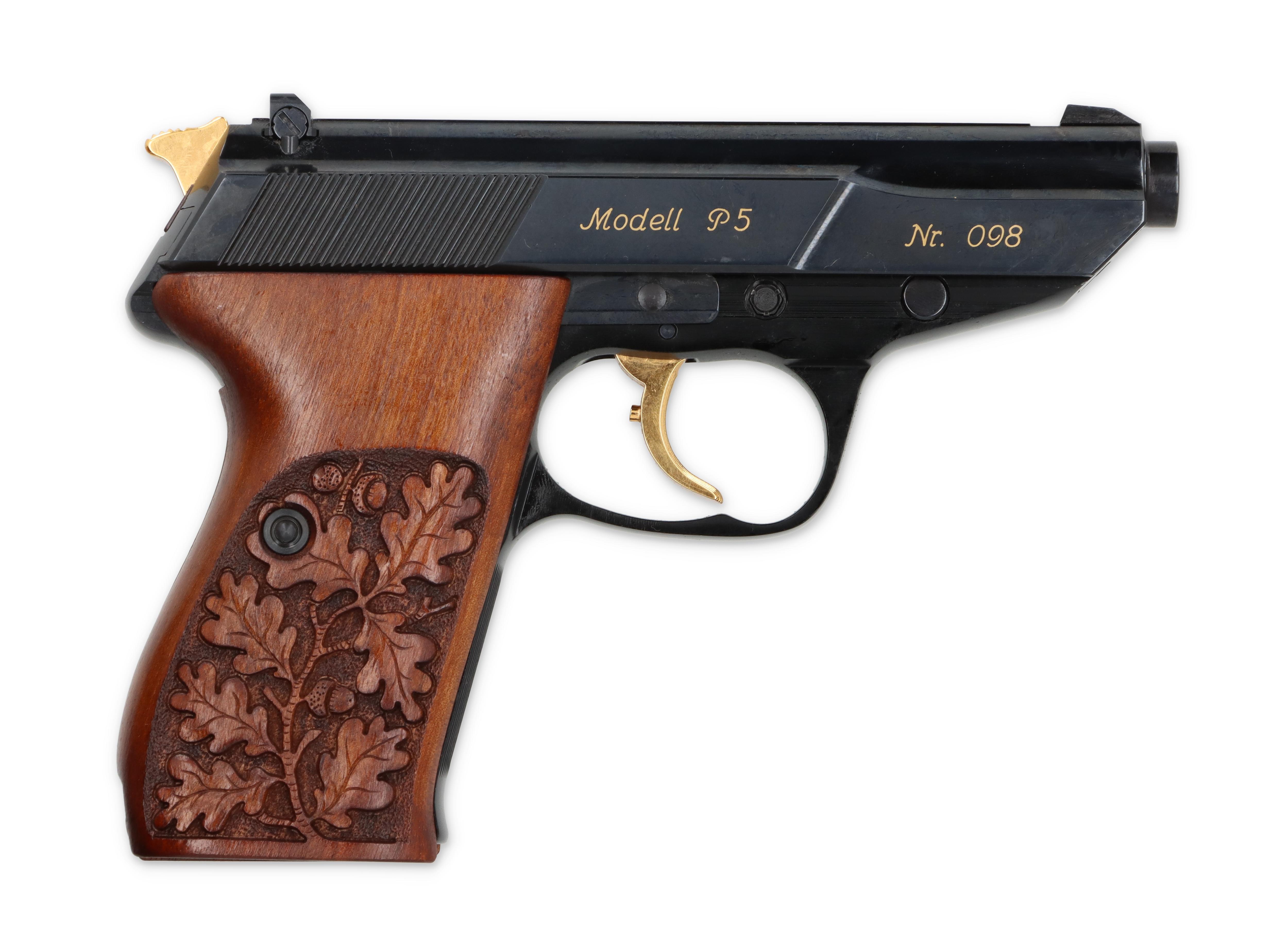 Pistole, Walther - Ulm, Mod.: P5 Jubiläumsmodell '100 Jahre Walther ...