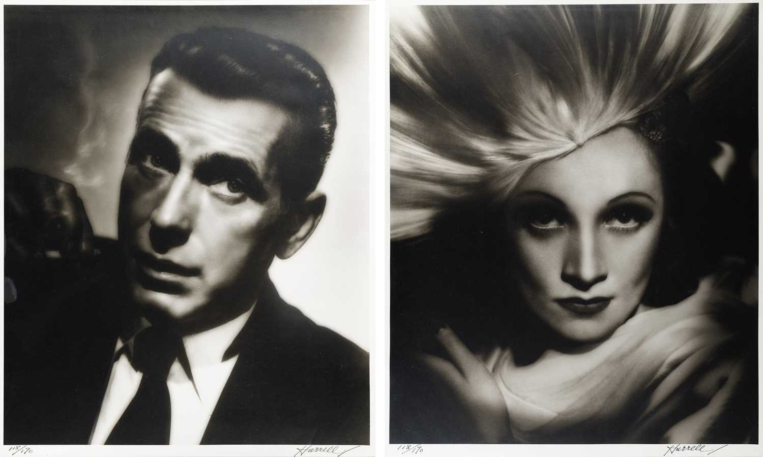 Classic photographs of Humphrey Bogart and Marlene Dietrich by George ...