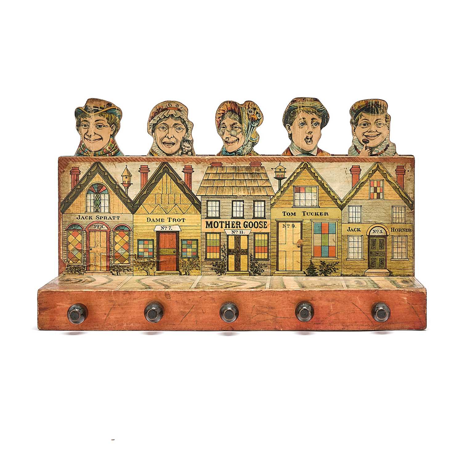 A carnival ball-toss style game featuring characters from nursery ...